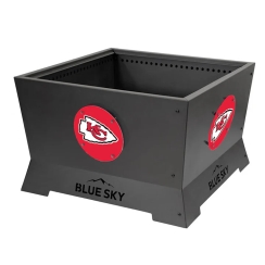 Blue Sky Kansas City Chiefs Square Mammoth Patio Wood Burning Smokeless ...